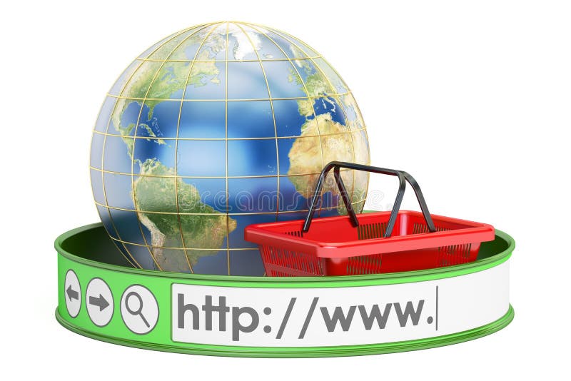 Worldwide online shipping stock illustration. Illustration of internet ...
