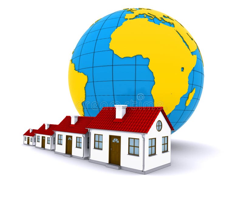 Worldwide Properties stock illustration. Illustration of graphic - 21814911