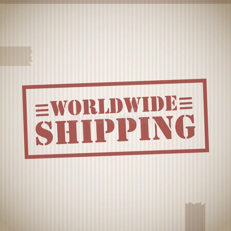 Worldwide Shipping Icons and Badges Stock Vector - Illustration of fast ...