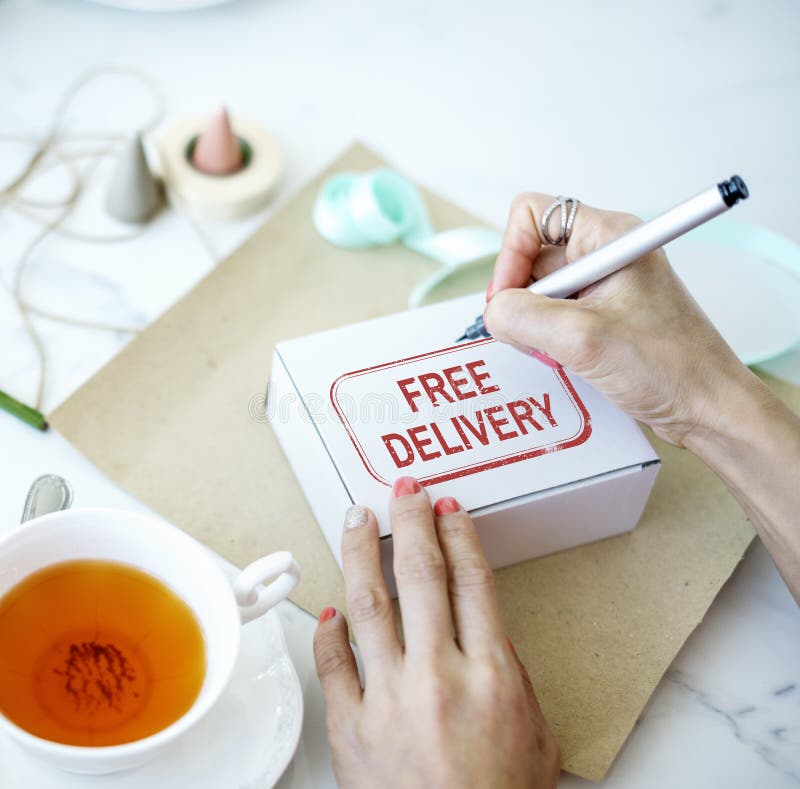 Worldwide Shipping Delivery Express Grpahic Concept Stock Image - Image ...