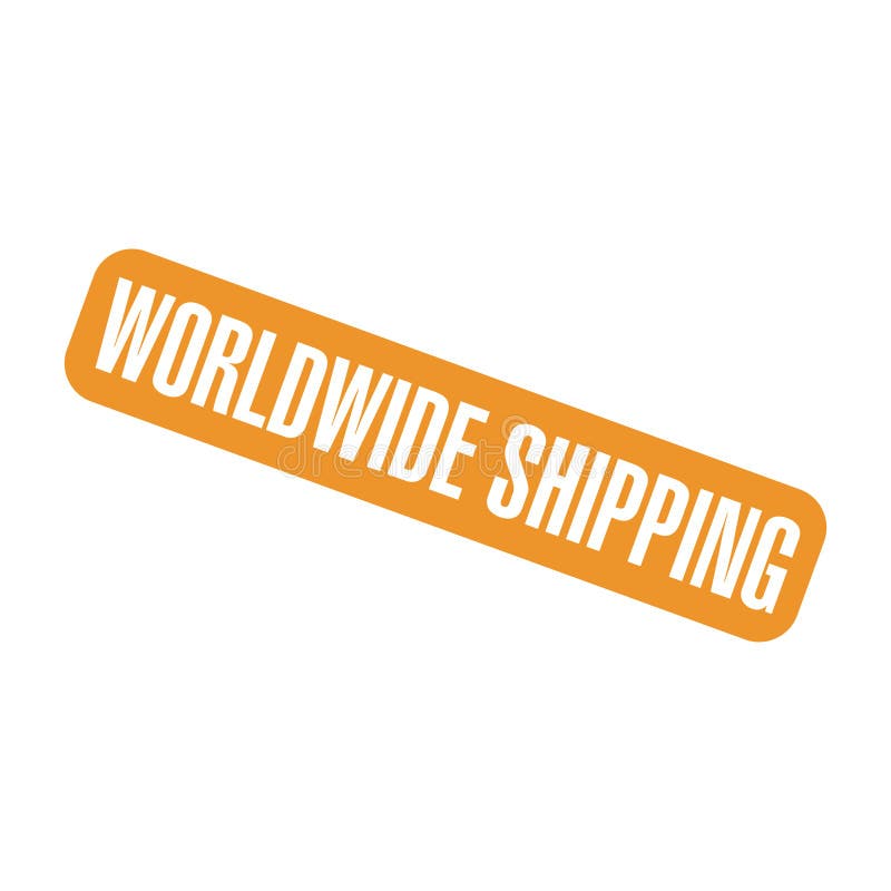 Worldwide Shipping Letter Rubber Stamp Vector Design Template Stock ...