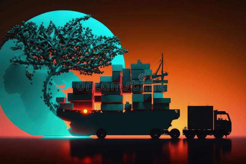 Worldwide Transportation, Global Shipment, Transport. Freight, Shipping ...