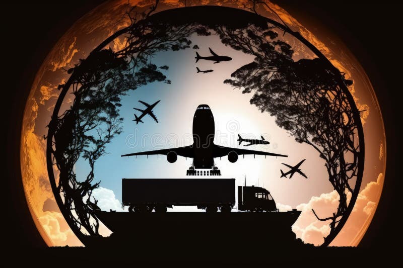 Worldwide Transportation, Global Shipment, Transport. Freight, Shipping ...