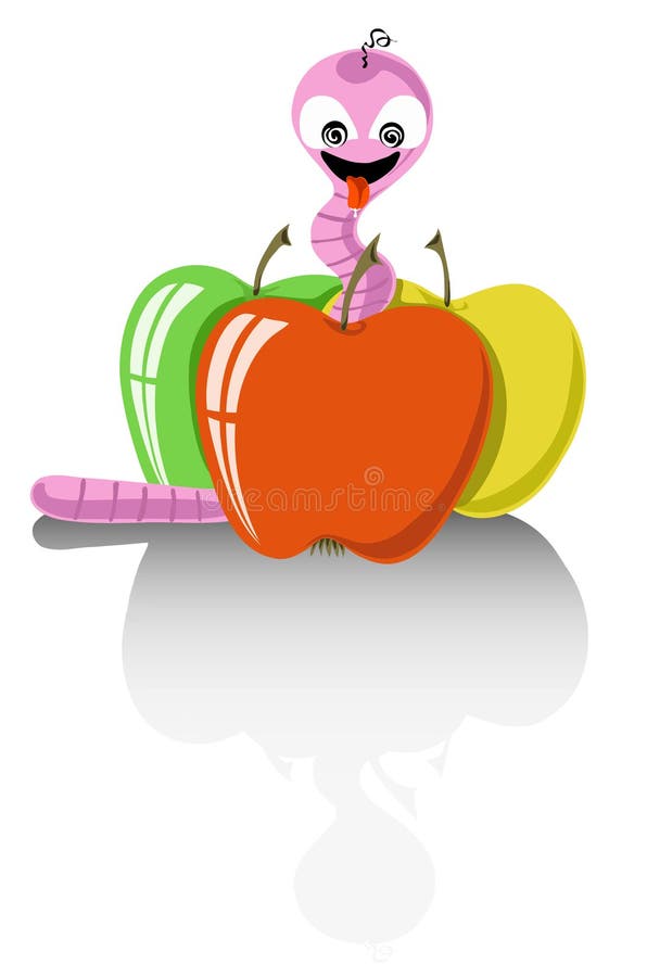 Worm tooth stock vector. Illustration of label, puppet - 34762533