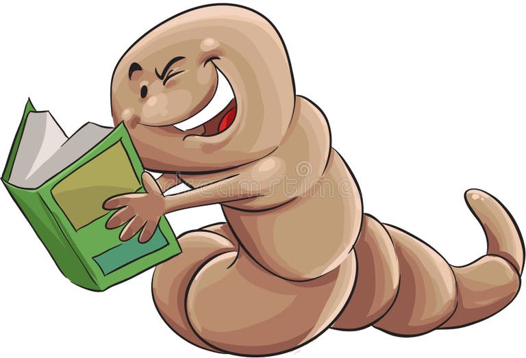 Book Worm Character Stock Illustrations – 1,295 Book Worm Character ...