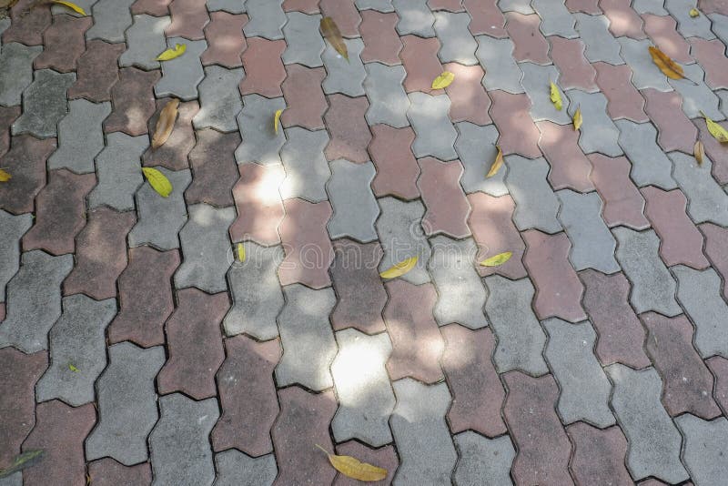 Worm Brick Concrete Floor Texture Stock Image - Image of background ...