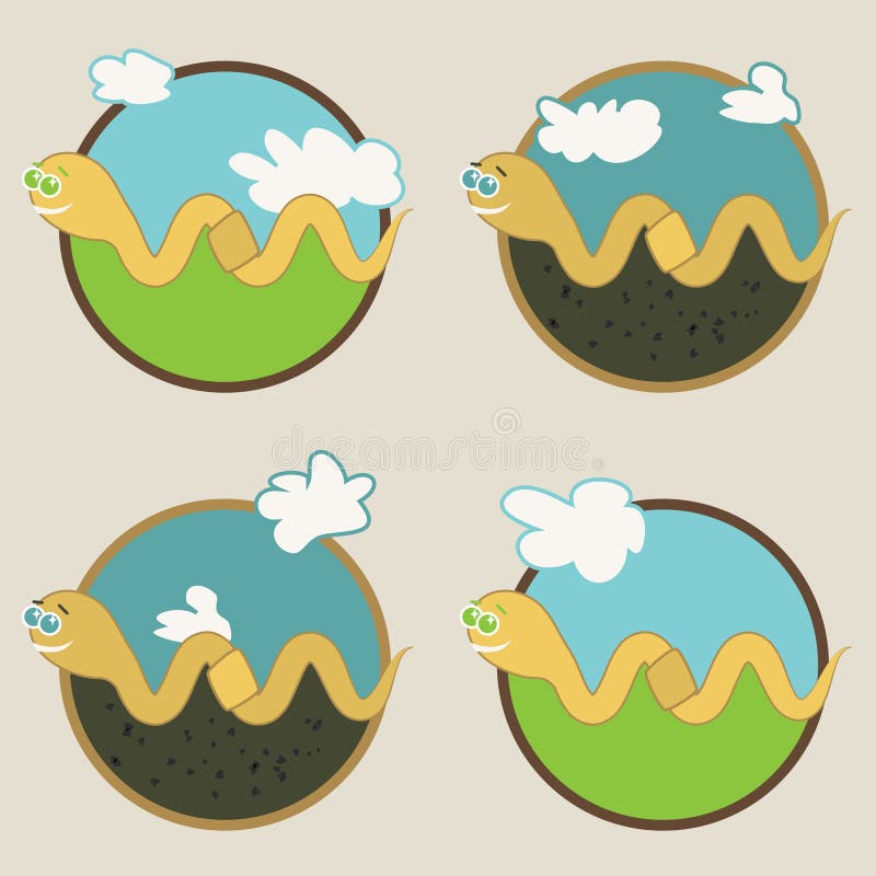 Worm farm stock image. Image of grass, popart, blue, pattern - 30849167