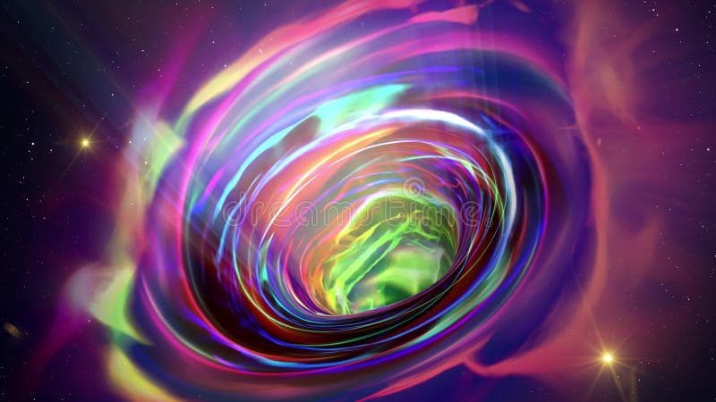 Worm Hole, Black Hole, Event Horizon, Space Vortex. Stock Video - Video ...
