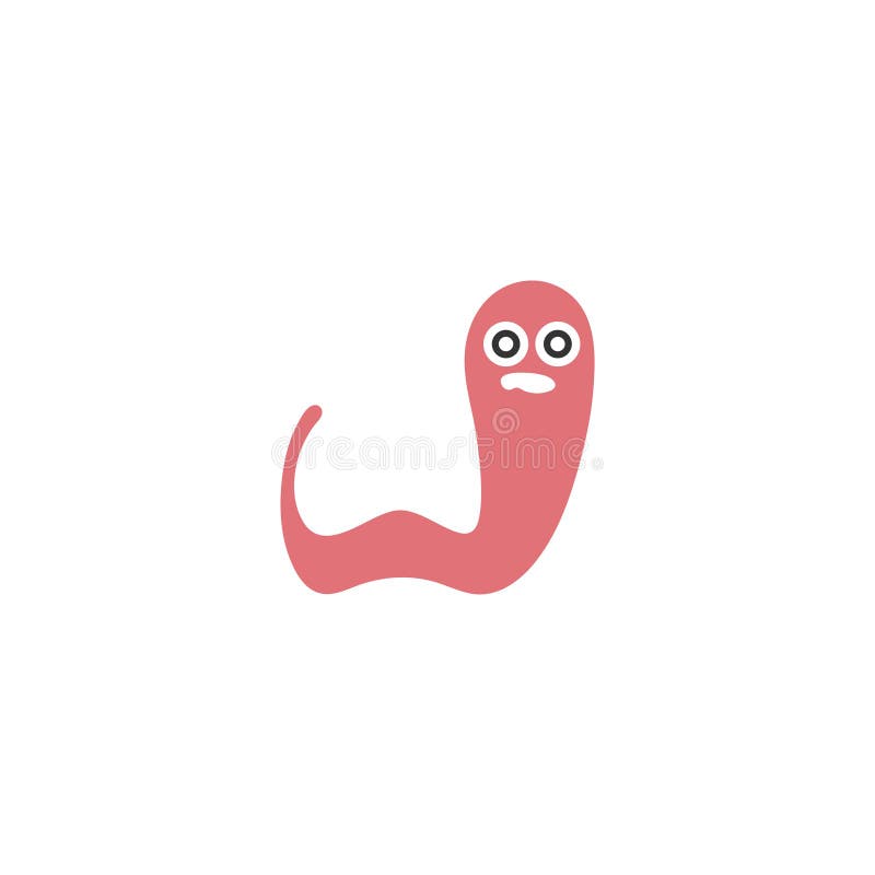 Worm Icon Logo Design Illustration Vector Stock Illustration ...