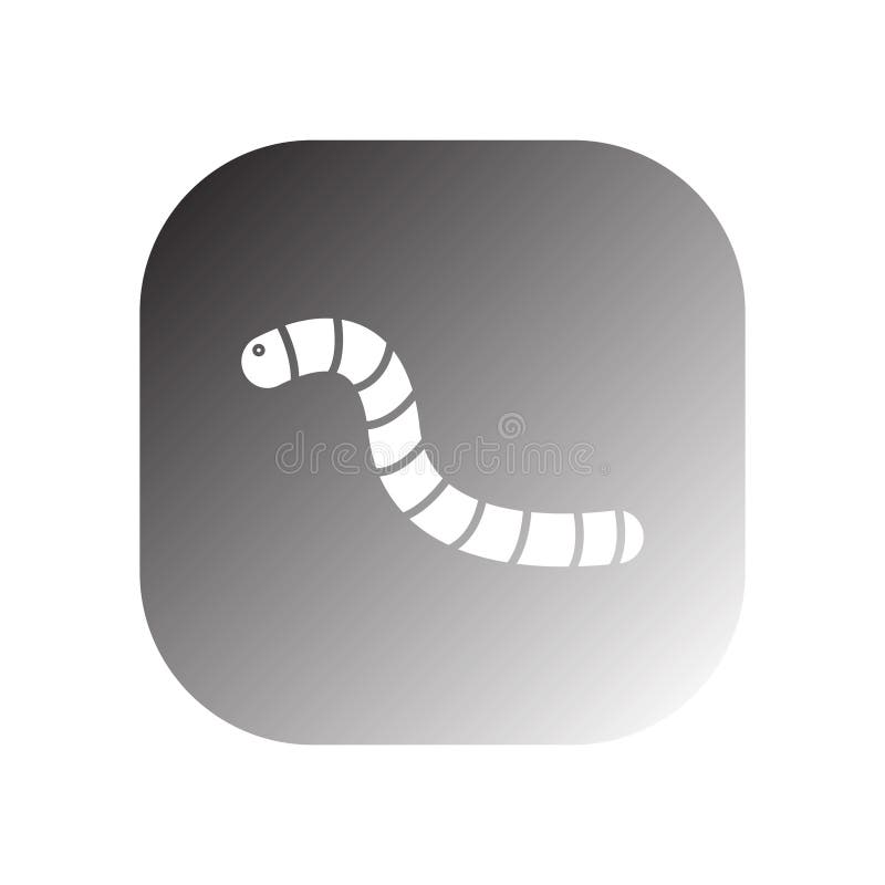 Worm icon vector stock vector. Illustration of biology - 306986658