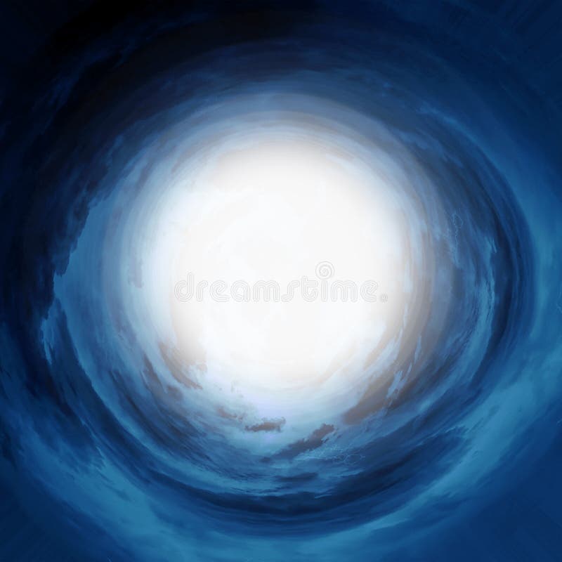 Wormhole Displayed Via Motion Graphics Stock Illustration ...