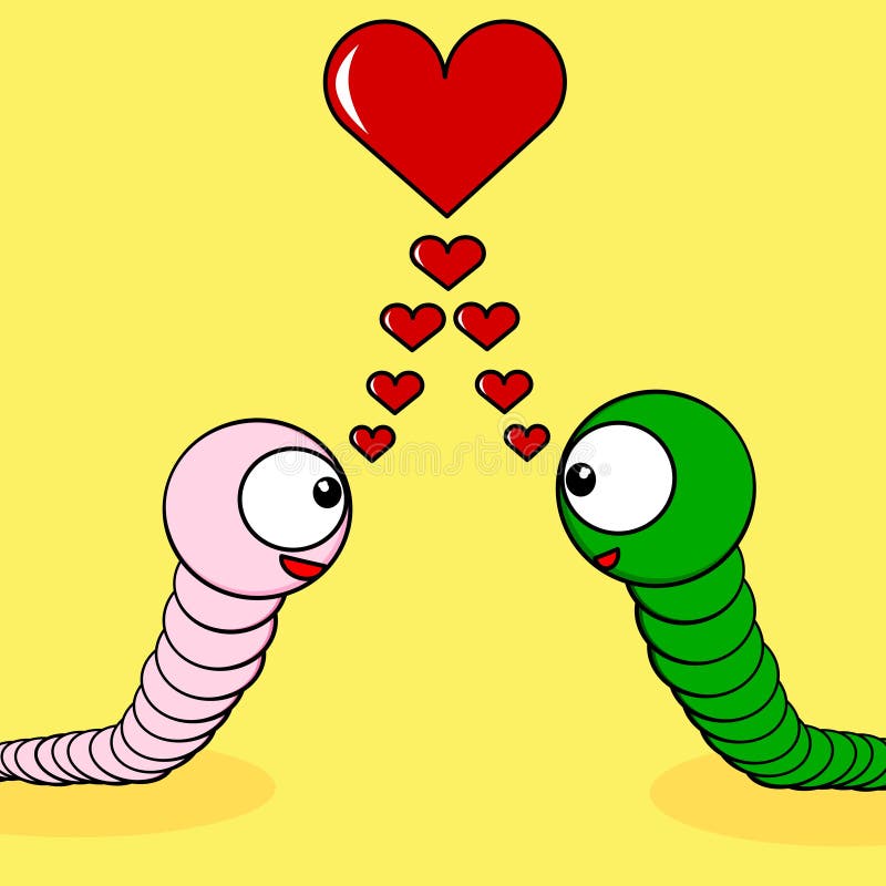 Worms In Love Picture. Image: 6668295