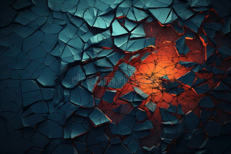 Worn Abstract Crack Background. Generate Ai Stock Illustration ...