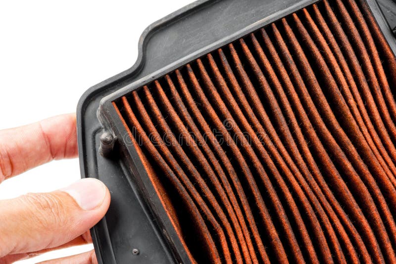 Worn air filter stock image. Image of maintenance, replacement - 174258545