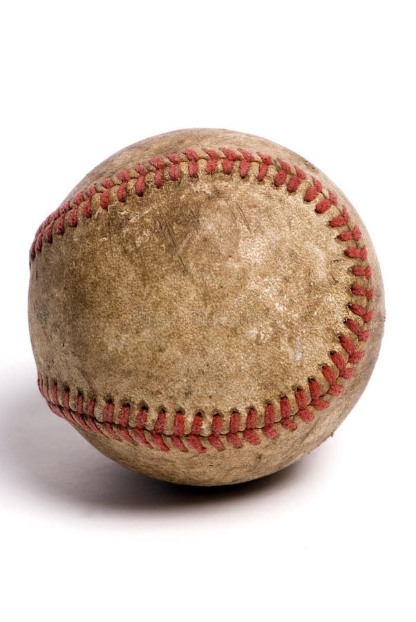 Old baseball stock photo. Image of ripped, color, leather - 9428008