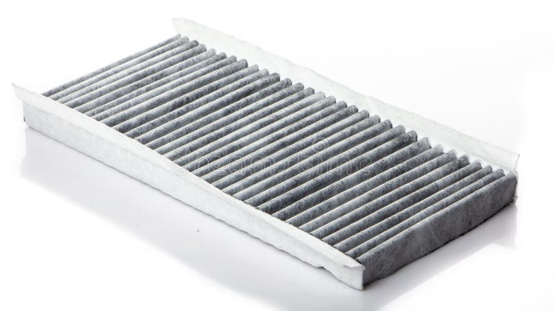Worn Cabin Air Conditioner Filter of Car Stock Image - Image of filter ...