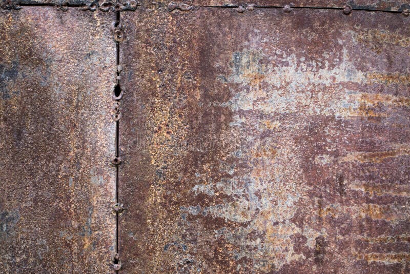 Worn Dark Brown Rusty Metal Texture Background Stock Image - Image of ...