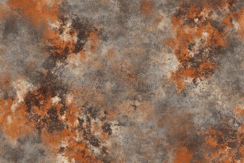 A Worn-down Brutalist Texture with Rust Stains, Chipped Paint, and ...