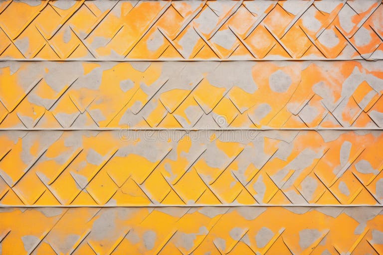 Worn Metal Tread Plate, High Grip Pattern Stock Photo - Image of ...