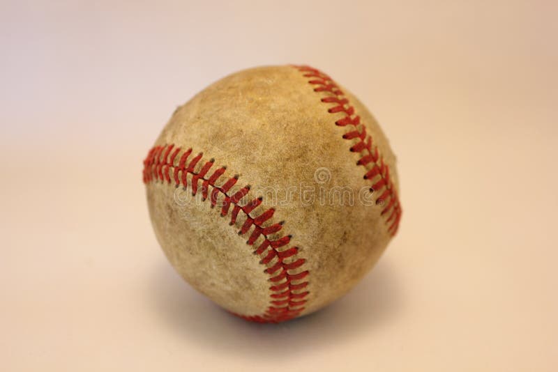 Old Worn Out Baseball stock photo. Image of worn, american - 15387058