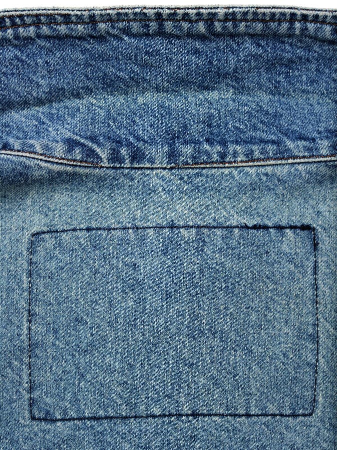 Worn-out Denim Jacket Close-Up Stock Image - Image of cloth, woven ...