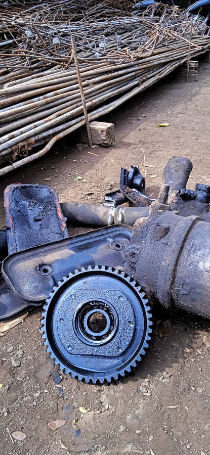 Worn out engine gear stock photo. Image of market, engine - 220828564