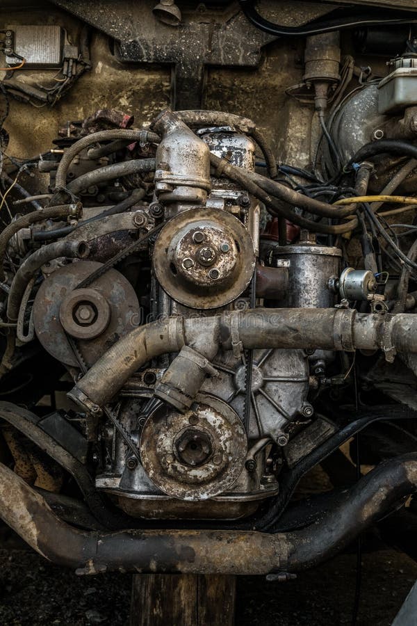 Old Worn Out Car stock photo. Image of worn, colour, parked - 5354780