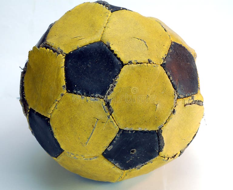 Worn-out football stock photo. Image of away, competition - 1013326
