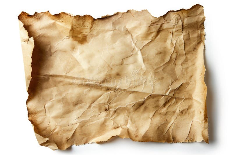 A Worn-out Paper with Visible Stains Stock Photo - Image of generated ...