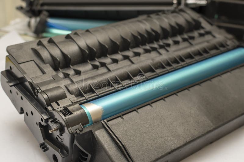 Worn Out Photoreceptor on a Laser Printer Cartridge Stock Photo - Image ...