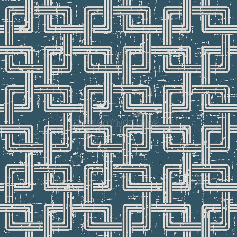 Worn Out Seamless Background 498 Square Cross Chain Geometry Stock ...