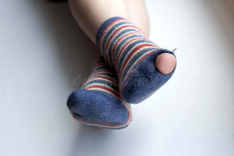 Worn out socks stock image. Image of unpleasant, foot - 44148829