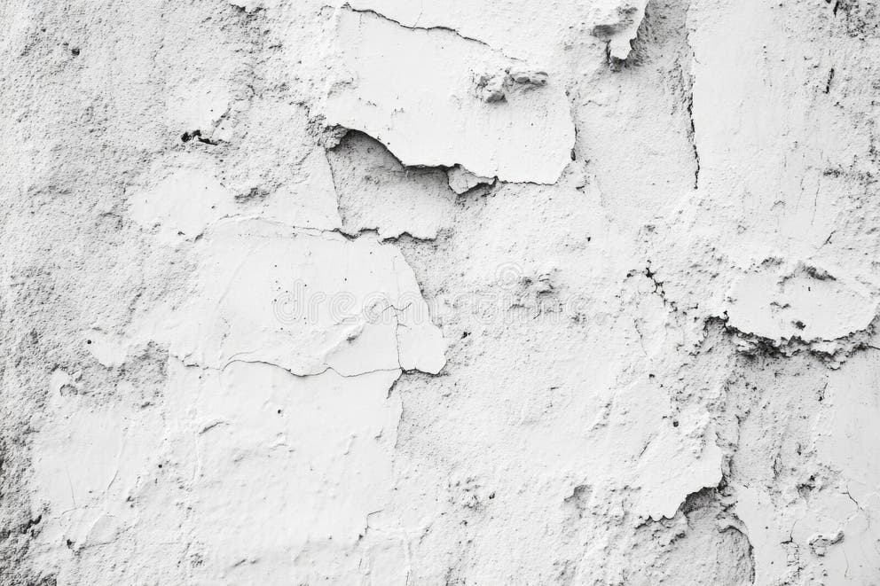 A Worn-out Wall with Peeling Paint Stock Illustration - Illustration of ...