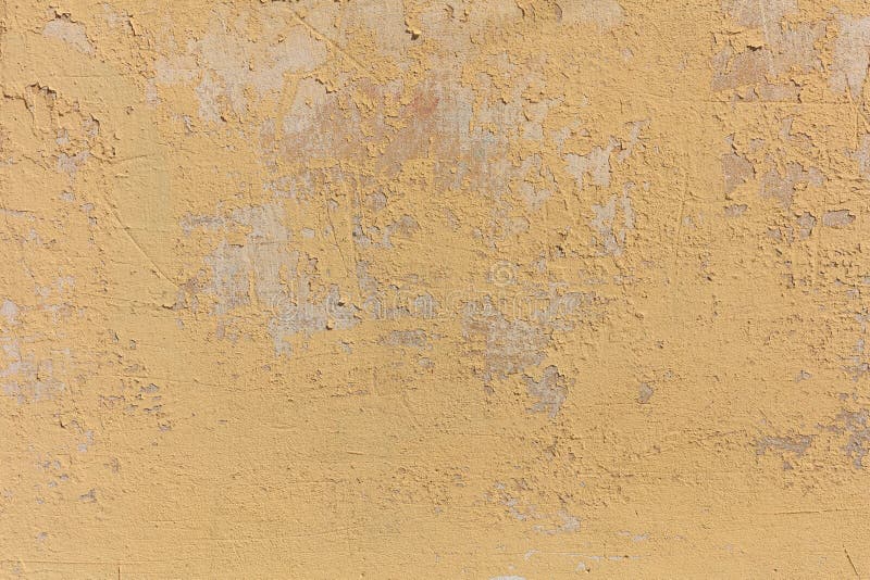 Worn Pale Yellow Wall Background Stock Photo - Image of stucco ...