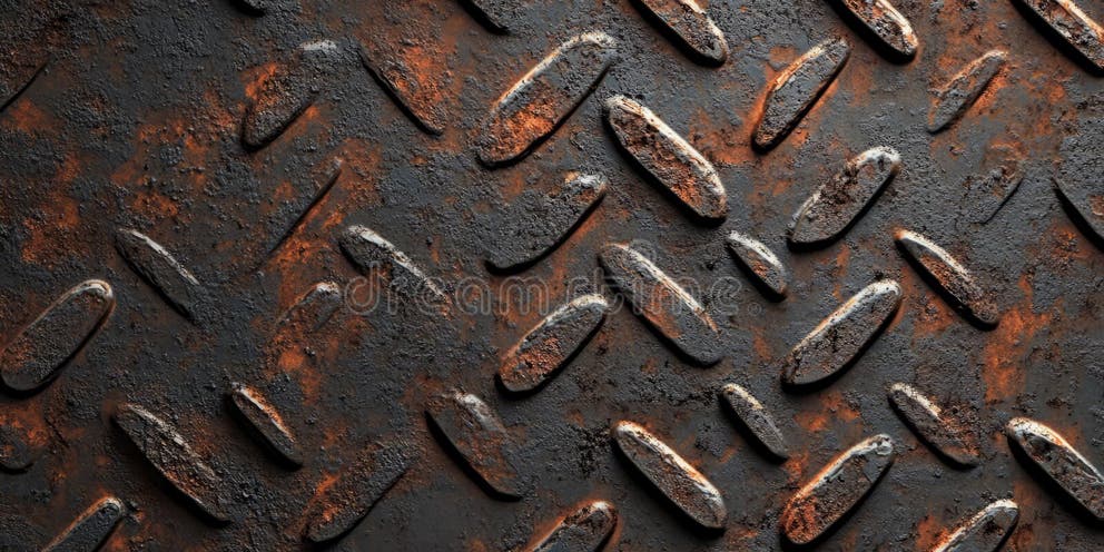 A Worn and Scratched Steel Background, Exhibiting Deep Gouges, Faded ...