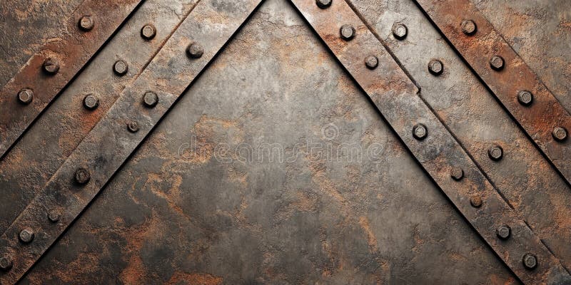 A Worn and Scratched Steel Background, Exhibiting Deep Gouges, Faded ...