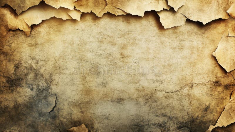 A Worn, Tattered, and Aged Paper Background Stock Illustration ...