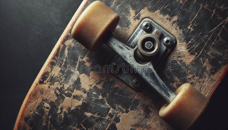 Worn Texture a High Resolution Macro Image Examines a Skateboar Stock ...