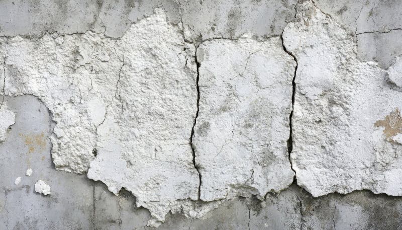 Cracked and Peeling Plaster Wall in Urban Setting during Daylight Stock ...