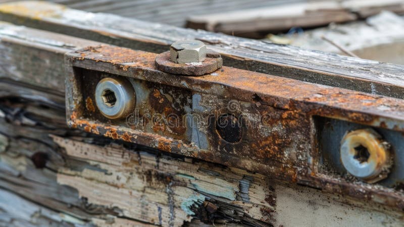 A Worn and Weathered Level Used To Ensure Accuracy and Straightness in ...