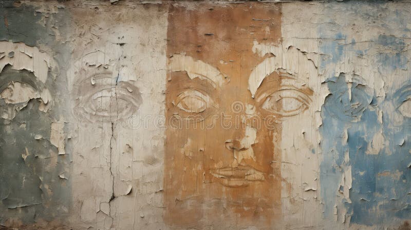 Worn wheat paste texture stock photo. Image of fibrous - 374207920