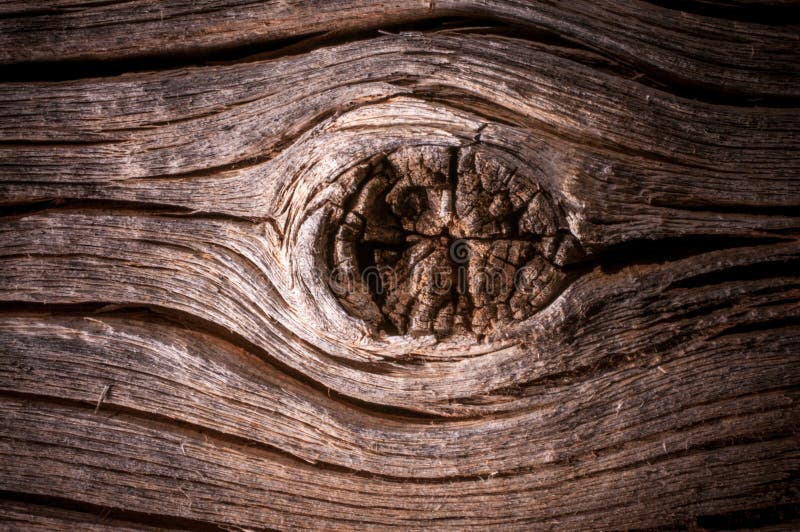 Worn Wood on Rustic Fence Post Stock Image - Image of farm, detail ...