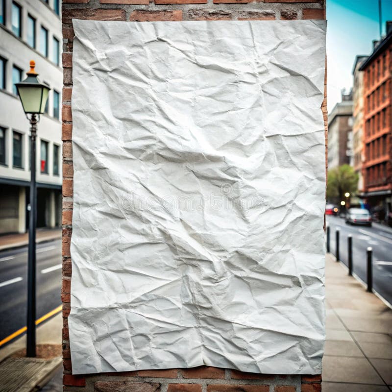 Worn Wrinkled Creative Paper Texture Background Stock Illustration ...