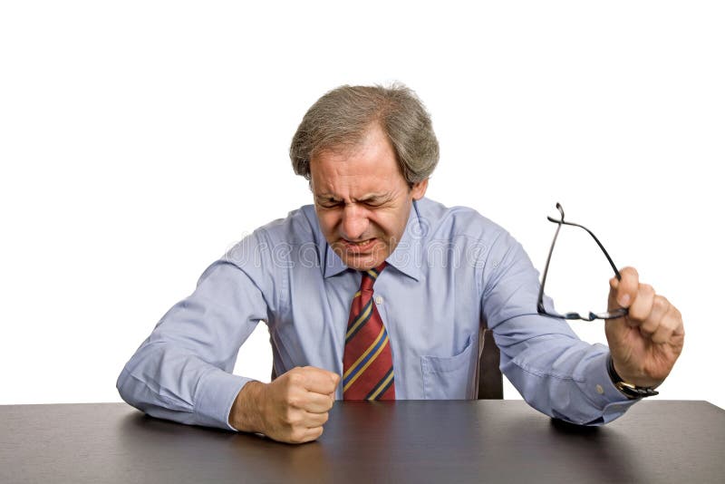 Businessman - Worried Face stock photo. Image of person - 23178874