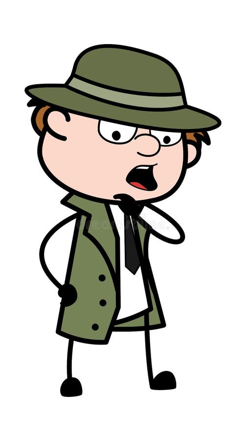 Detective Thinking Stock Illustrations – 272 Detective Thinking Stock ...