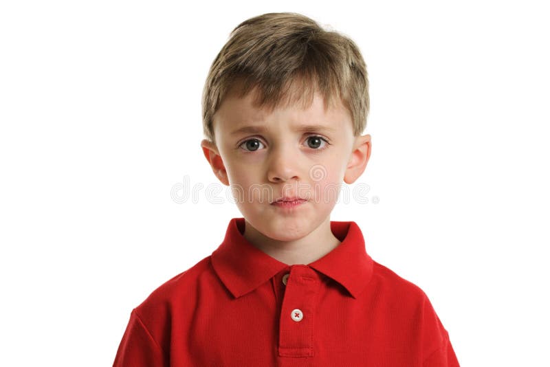 Worried child stock image. Image of child, expression - 22878915