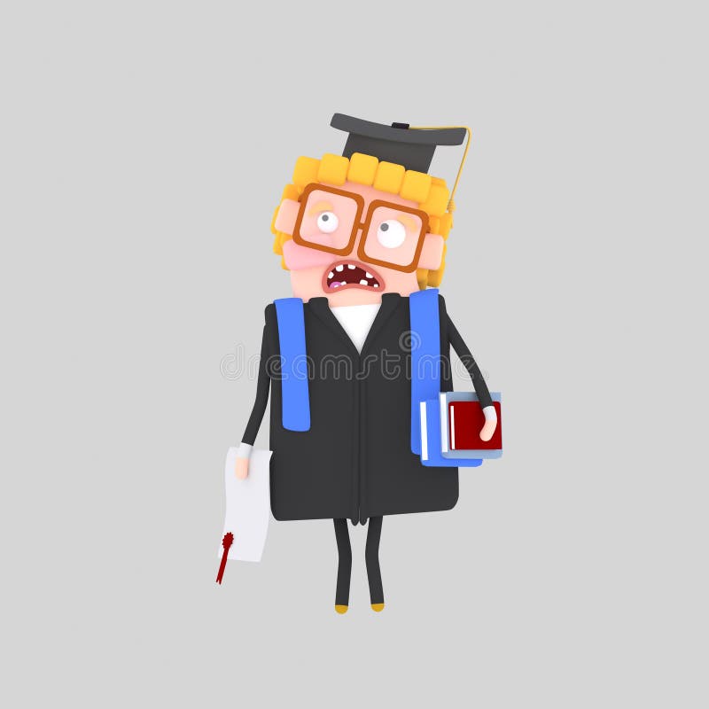 Graduate Worried Stock Illustrations – 26 Graduate Worried Stock ...