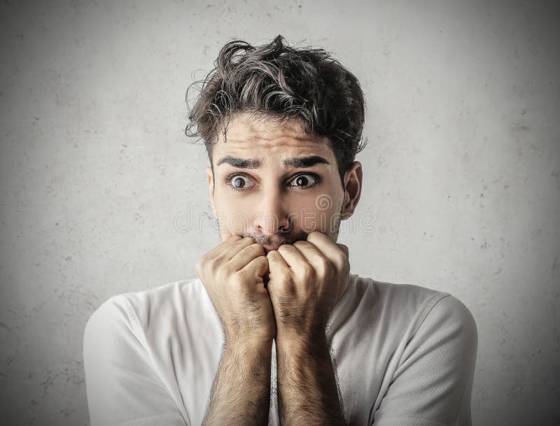 Worried man stock image. Image of depression, afraid - 49191165