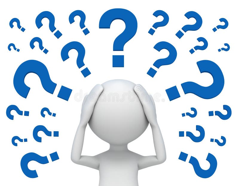 3d White Question Marks Stock Illustrations – 1,728 3d White Question ...