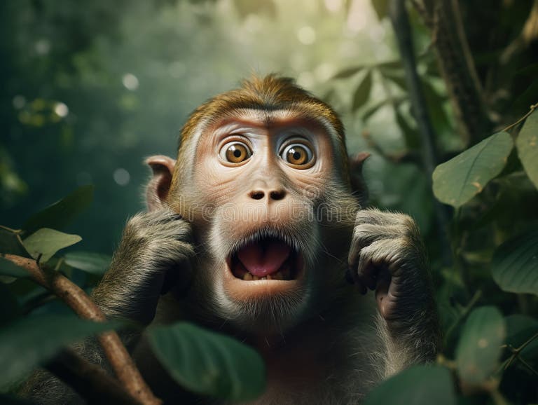 Worried Monkey Stock Illustrations – 213 Worried Monkey Stock ...